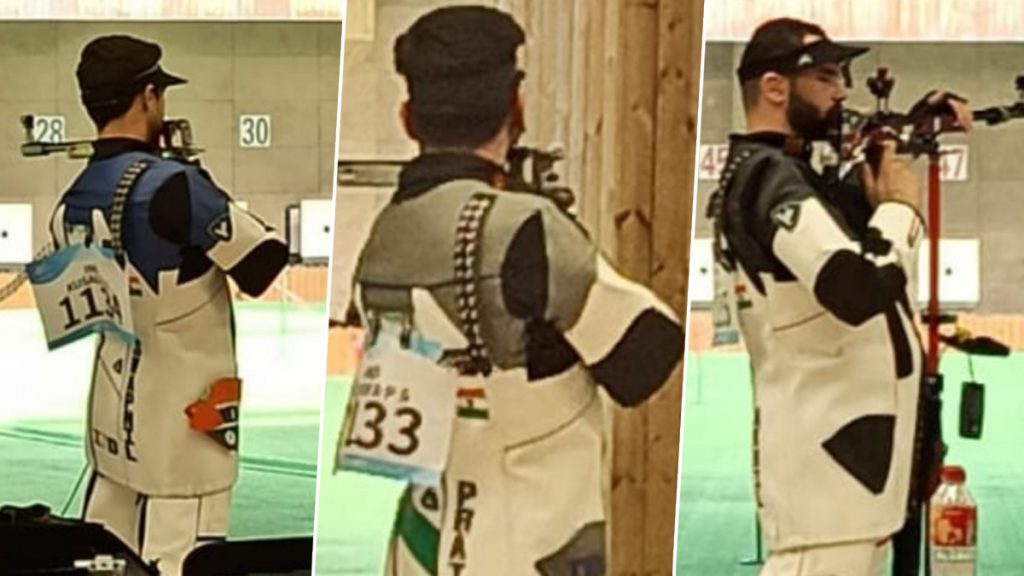 50m Rifle 3Ps Team: 50 மீட்டர் அளவிலான துப்பாக்கிசுடும் போட்டியில் ...