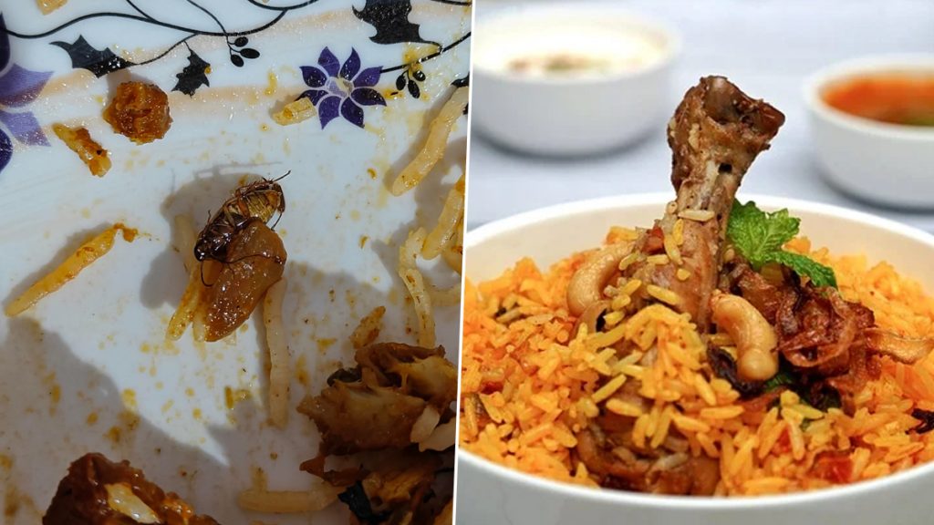 Cockroach in Biryani: ஆசையாக சாப்பிட்ட பிரியாணியில் கிடந்த கரப்பான் ...