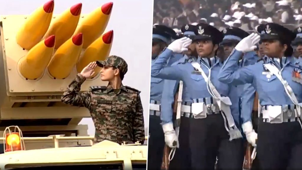 Republic Day Marching by Women: தலைநகரில் உச்சம்பெற்ற குடியரசு தினவிழா கொண்டாட்டம்: பெண் ...